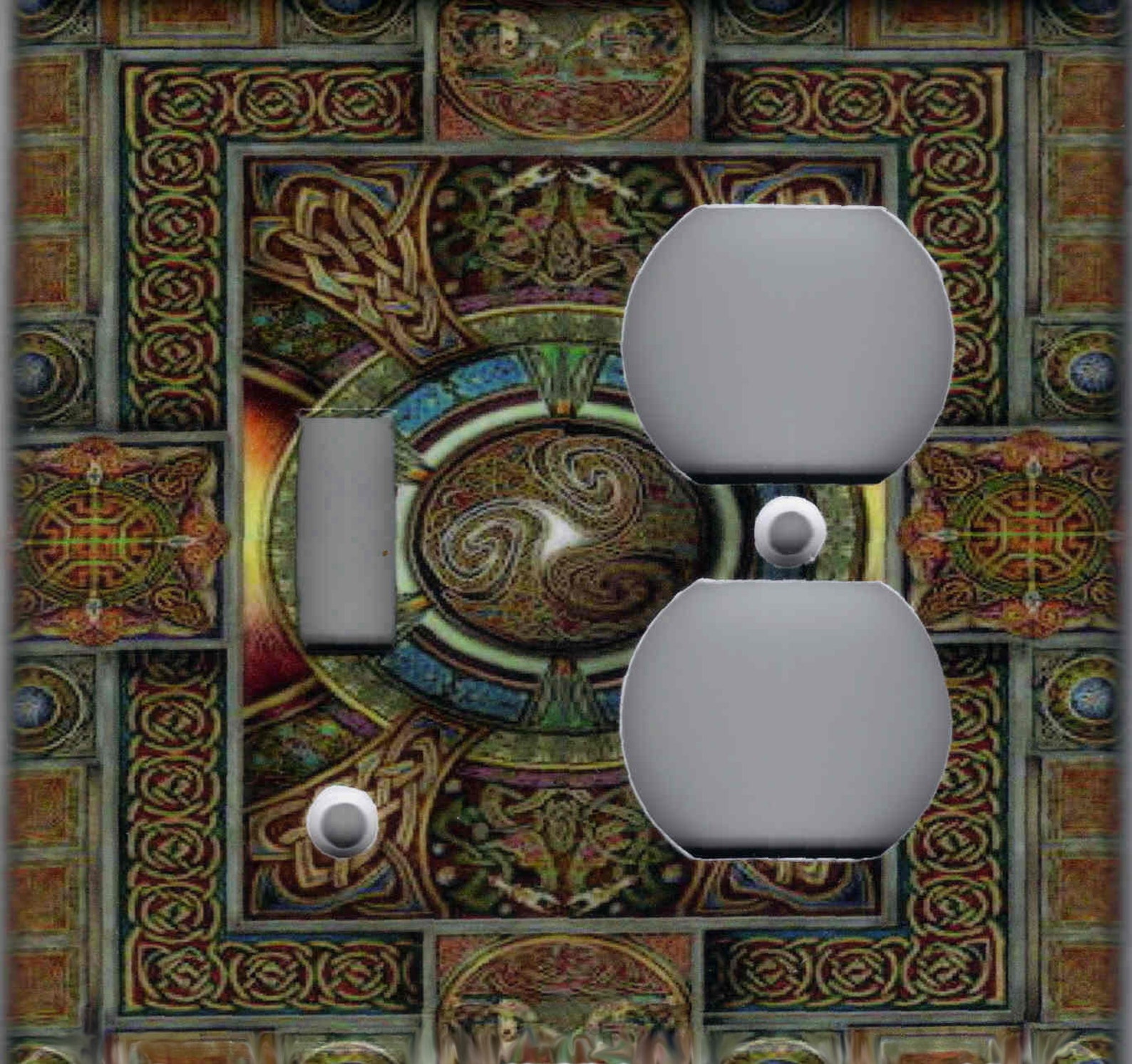 CELTIC KNOT MEDALLION Home Wall Decor Light Switch Plates and | Etsy