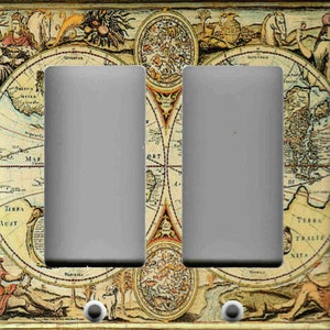 OLD WORLD MAP Home Wall Decor Light Switch Plates and Outlets - Etsy