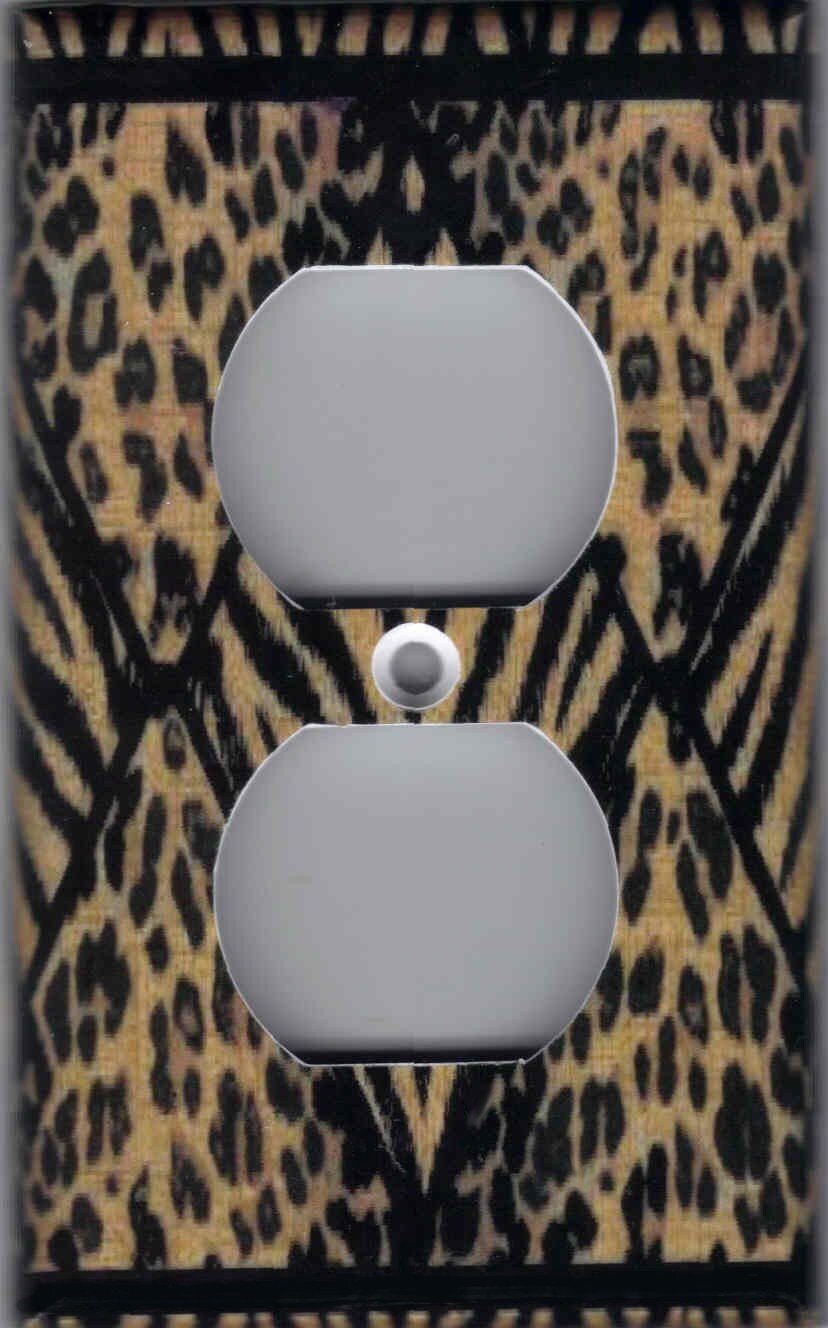 LEOPARD AND TIGER Print Light Switch Plates and Outlets Home Decor - Etsy