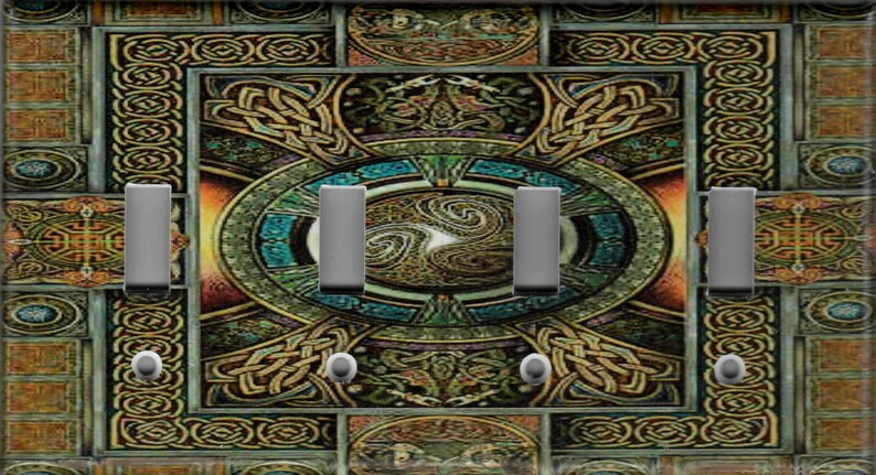 CELTIC KNOT MEDALLION Home Wall Decor Light Switch Plates and | Etsy