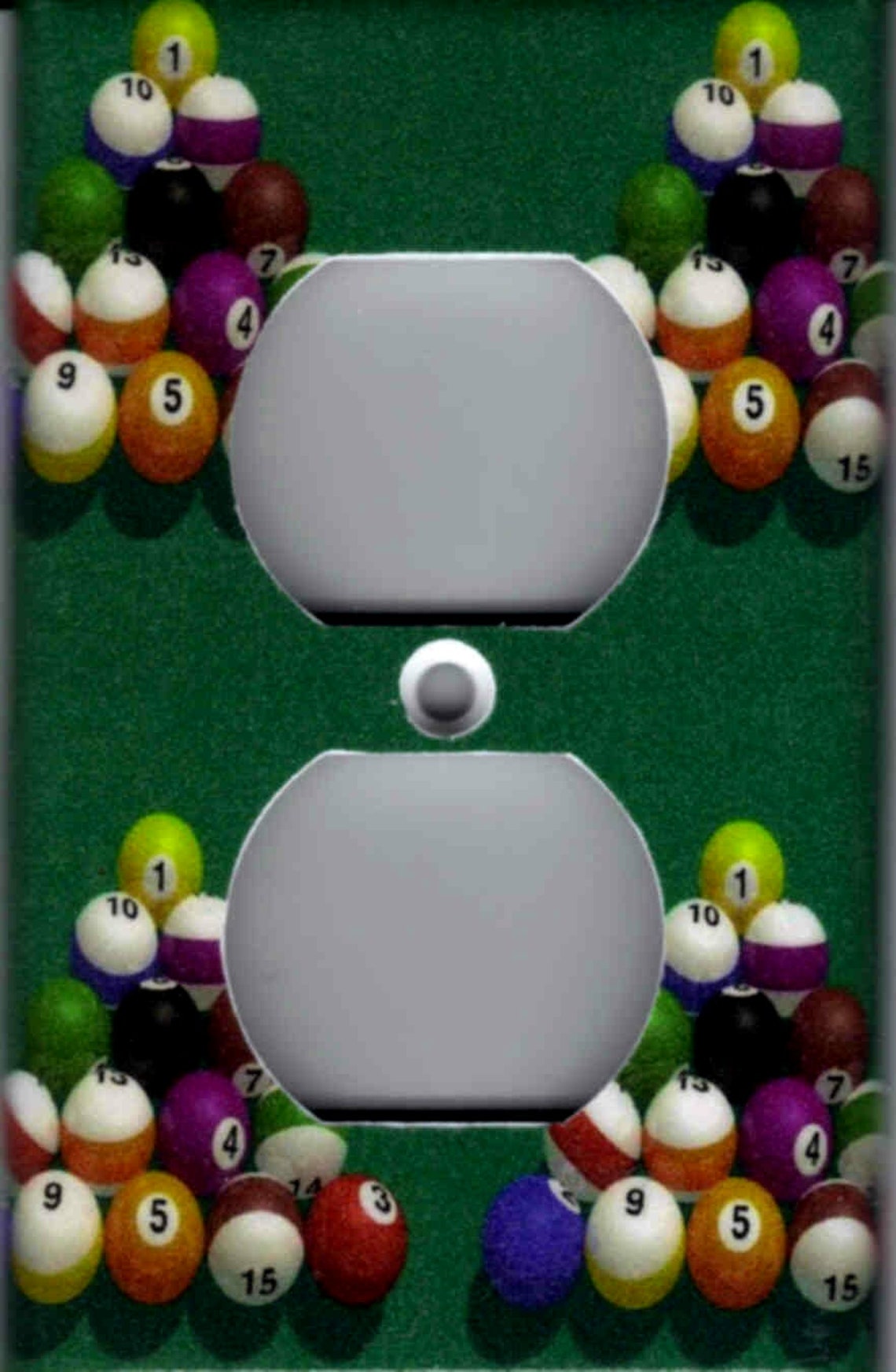 POOL BALLS BILLIARD Balls Game Room Light Switch Plates and - Etsy
