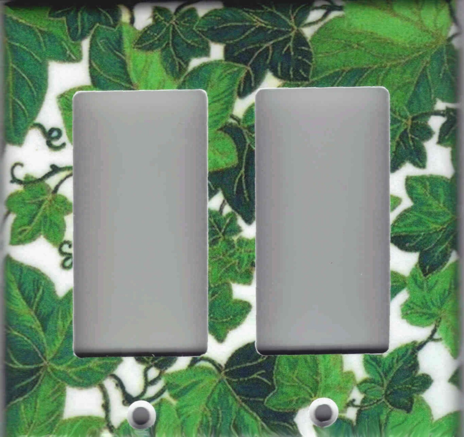 GREEN IVY LEAVES Home Wall Decor Light Switch Plates and | Etsy