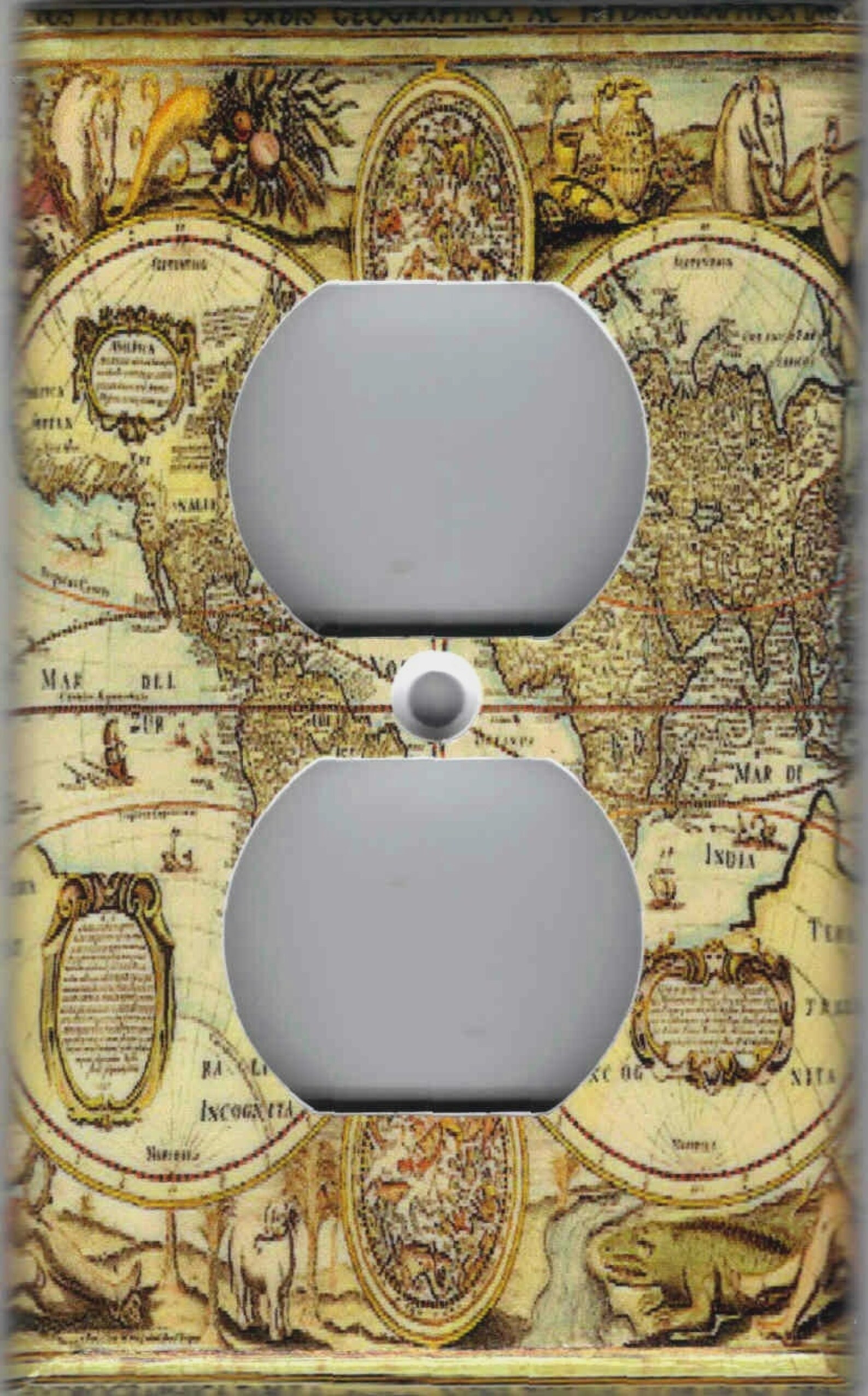 OLD WORLD MAP Home Wall Decor Light Switch Plates and Outlets - Etsy