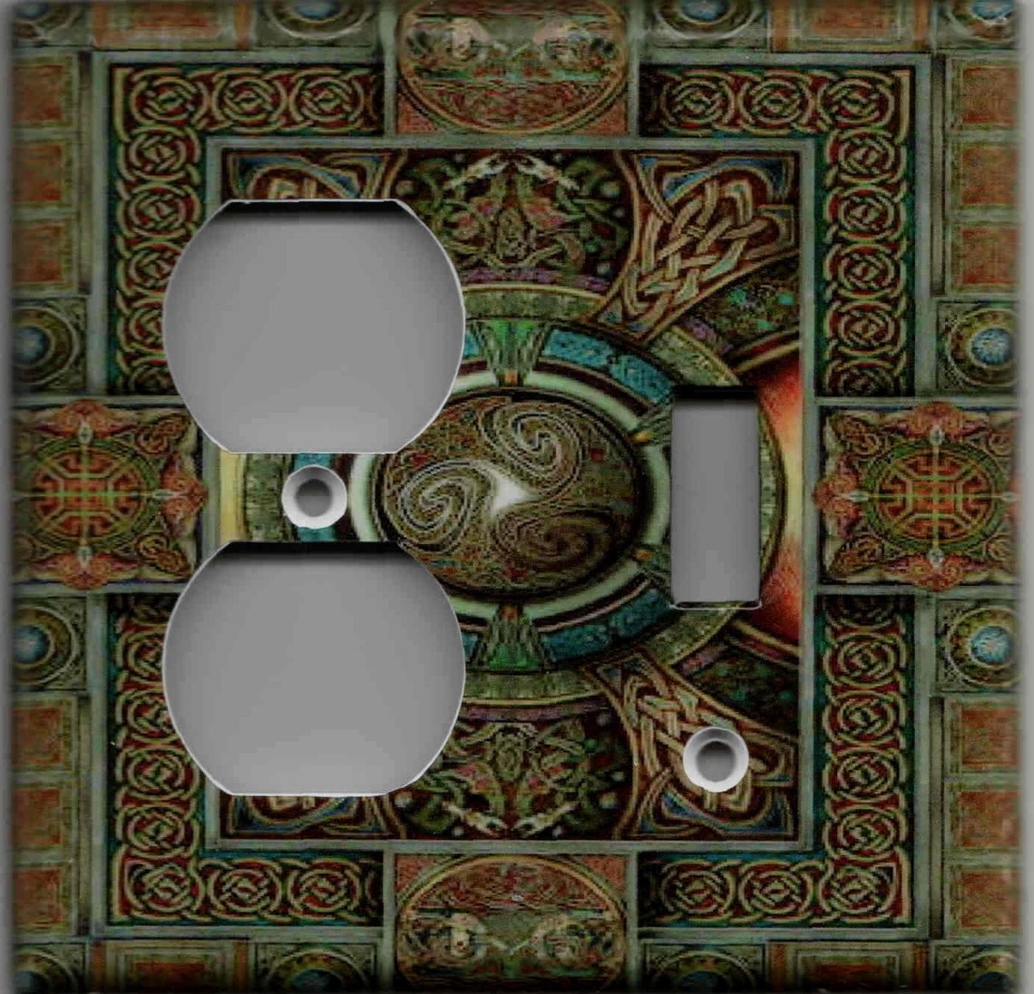 CELTIC KNOT MEDALLION Home Wall Decor Light Switch Plates and | Etsy