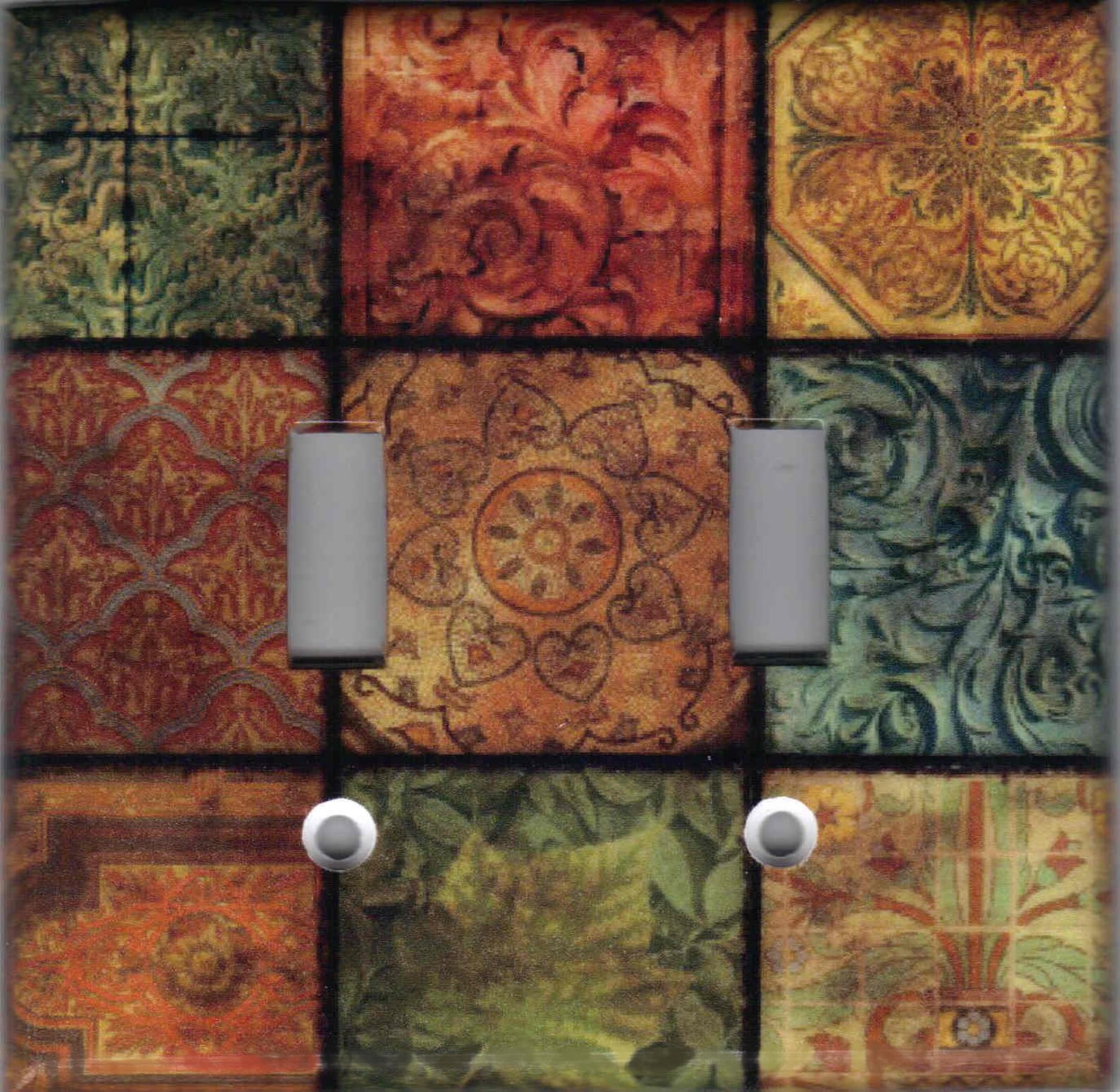 TUSCAN MOSAIC TILE Image Light Switch Plates and Outlets Home Decor - Etsy