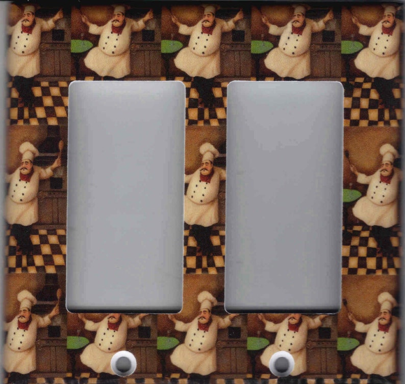 FAT CHEF Kitchen Decor Light Switch Plates and Outlets - Etsy
