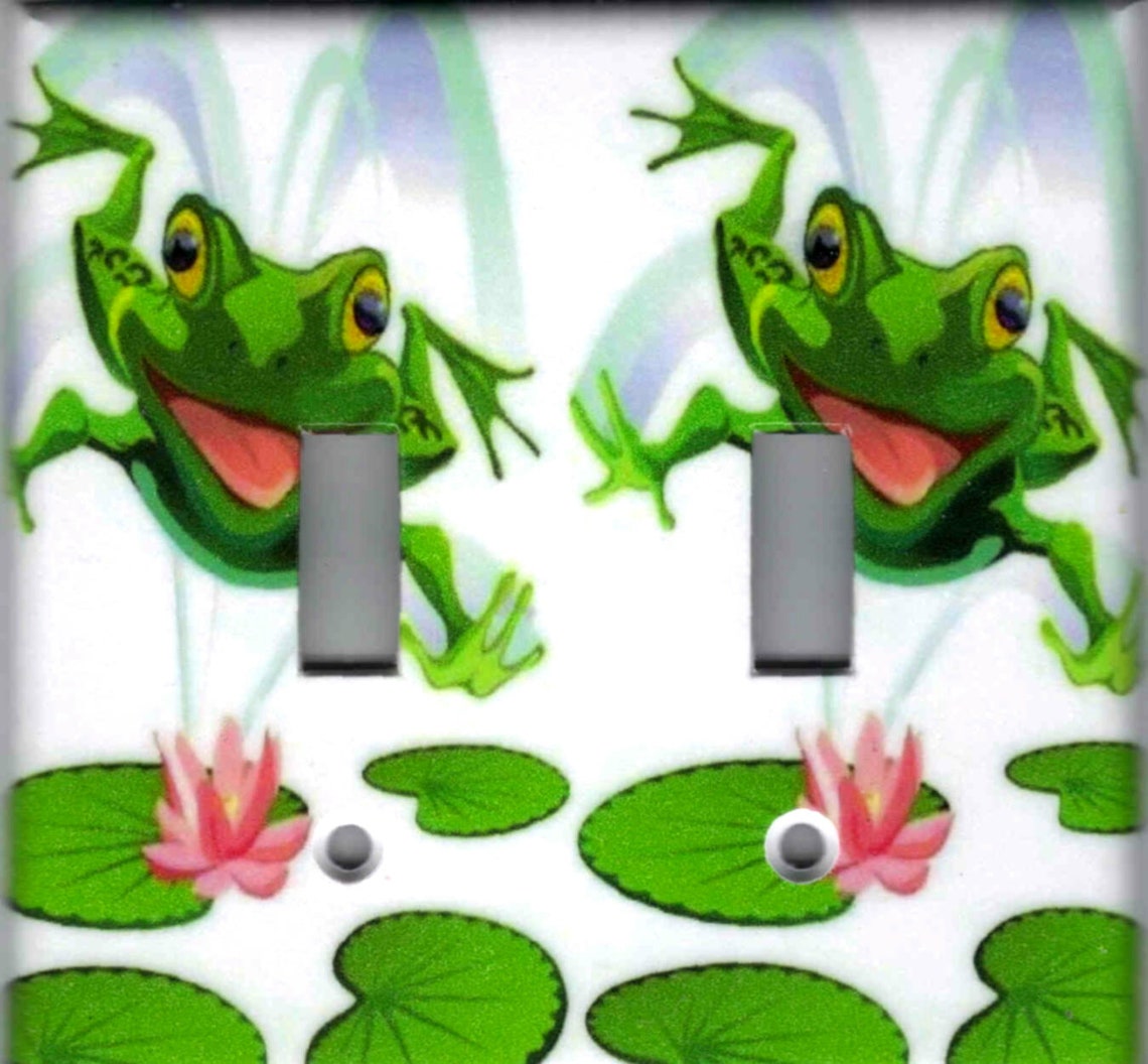 FROG on LILY PAD Home Wall Decor Light Switch Plates and - Etsy