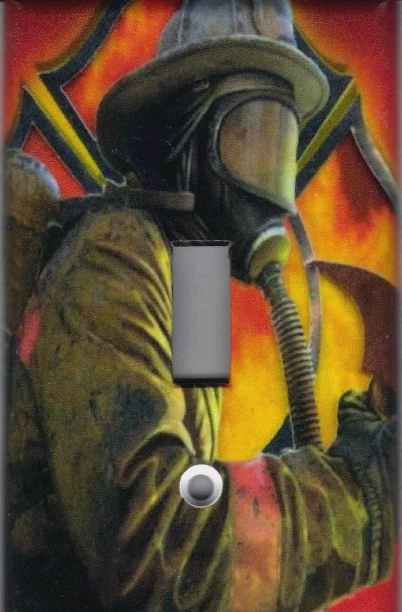 FIREMAN FIREFIGHTER Home Wall Decor Light Switch Plates and Outlets - Etsy