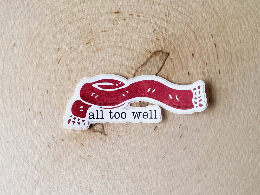 All Too Well Sticker | Water Bottle Sticker | Laptop Sticker | Vinyl ...
