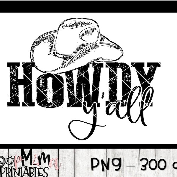 Howdy Y'all - Etsy