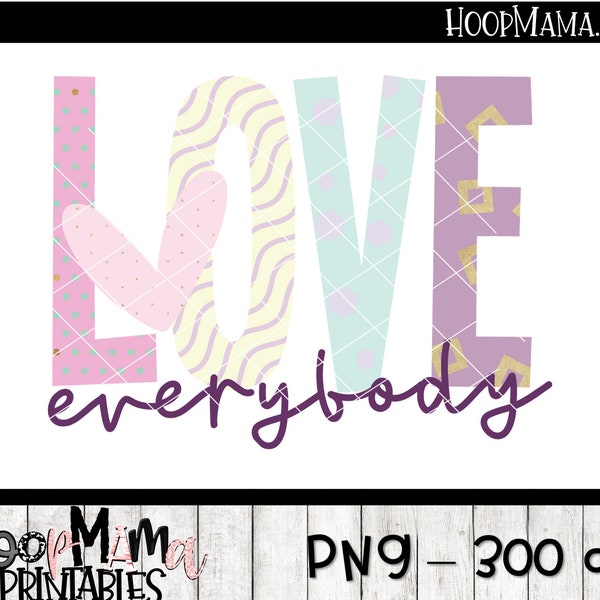 Love Everybody - Etsy