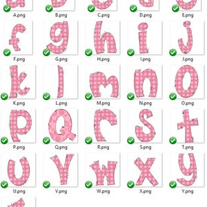 Blobby Blob Sublimation Alpha Letters in PNG and Bonus Elements ...