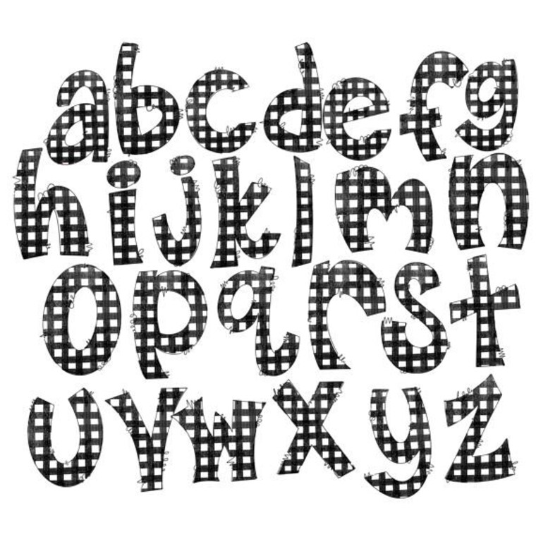 Blobby Blob Sublimation Alpha Letters in PNG and Bonus - Etsy