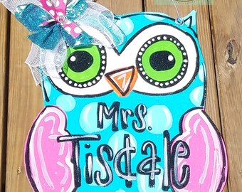 Owl Door Hanger - Etsy