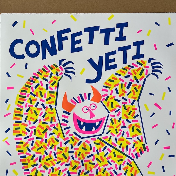 Screen Print Confetti - Etsy