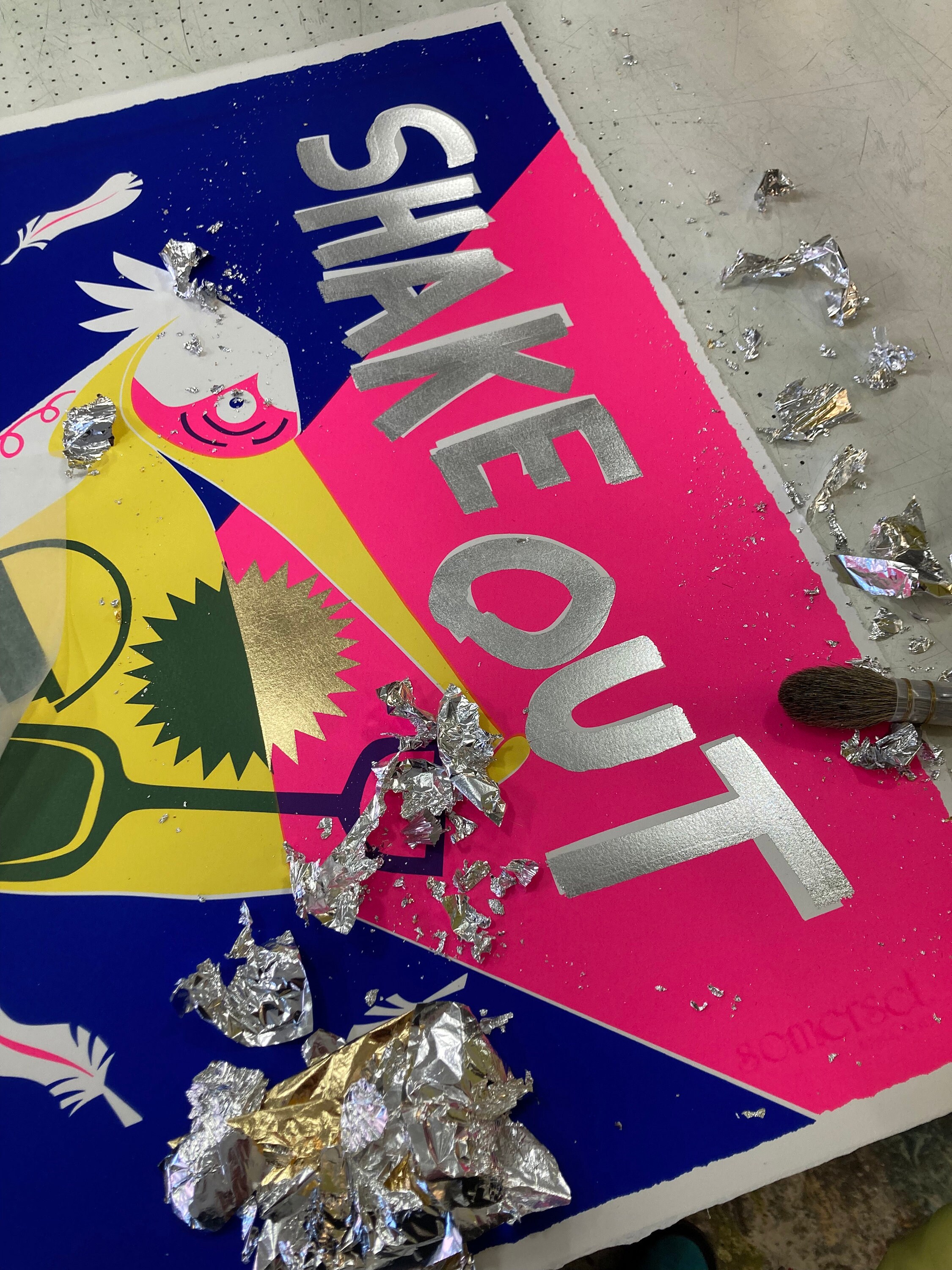 SHAKE OUT SUMMER Screen-print - Etsy UK