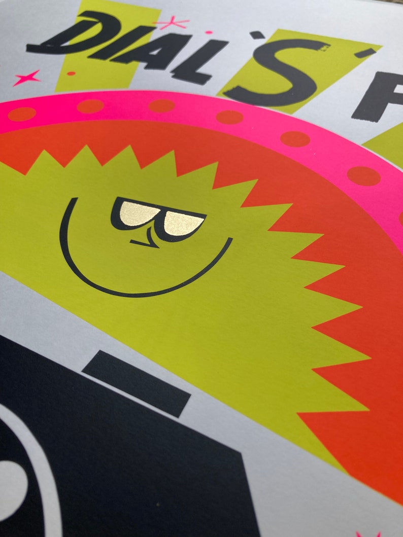 Dial 'S' for Sunshine Screen-print - Etsy Israel