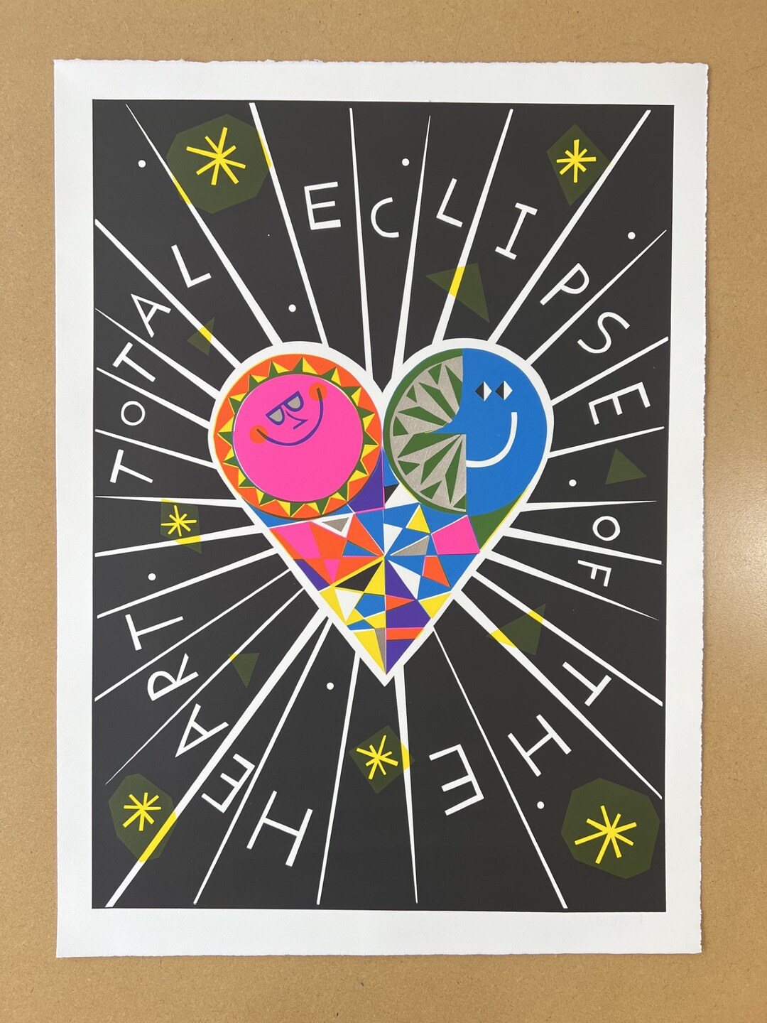 Total Eclipse of the Heart Screen-print - Etsy