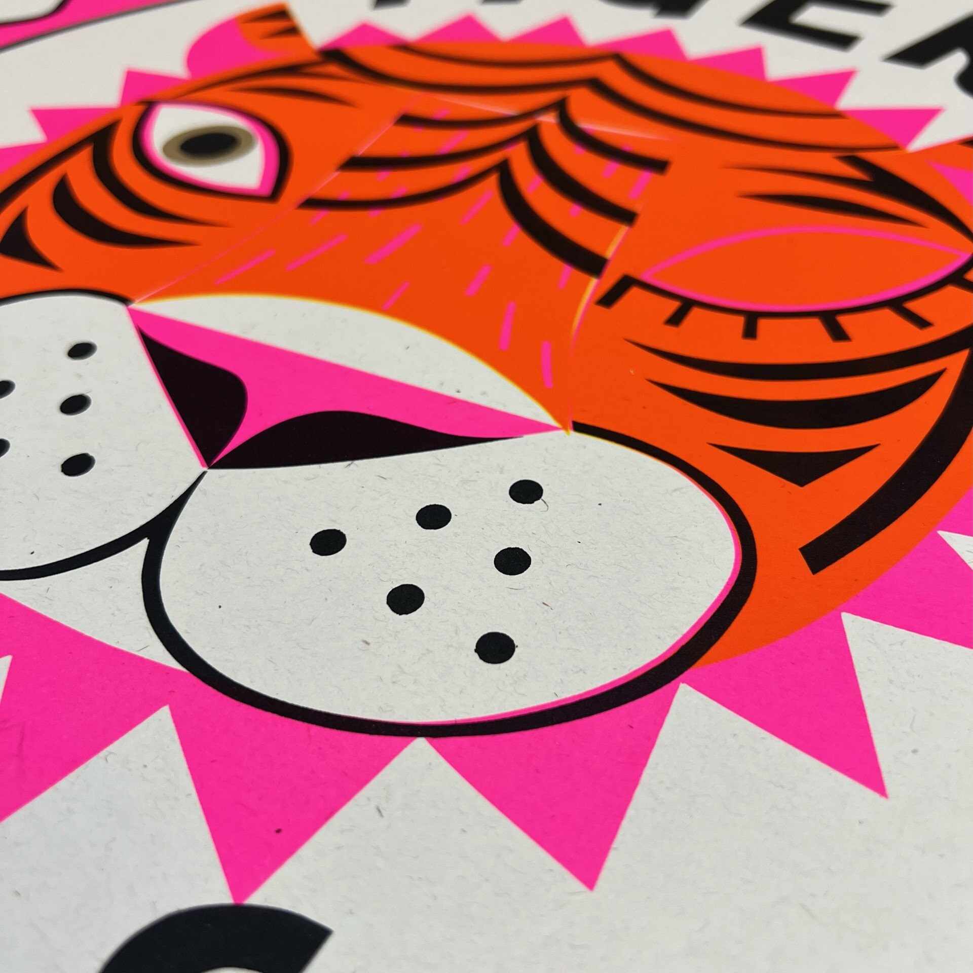TIGER in the SKY Screen-print - Etsy