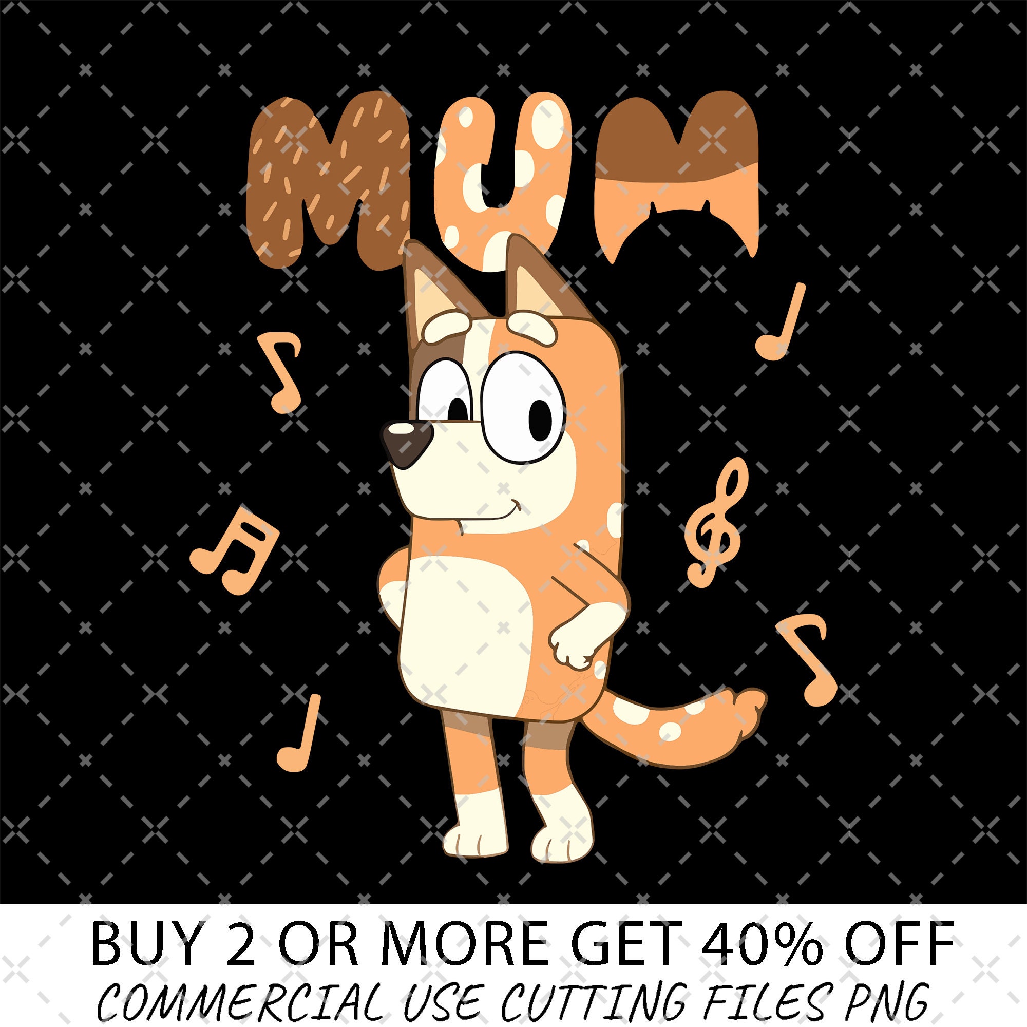 Bluey Mum PNG, Bluey Family PNG, Bluey Png, Bluey Bingo Png, Bluey Mom ...