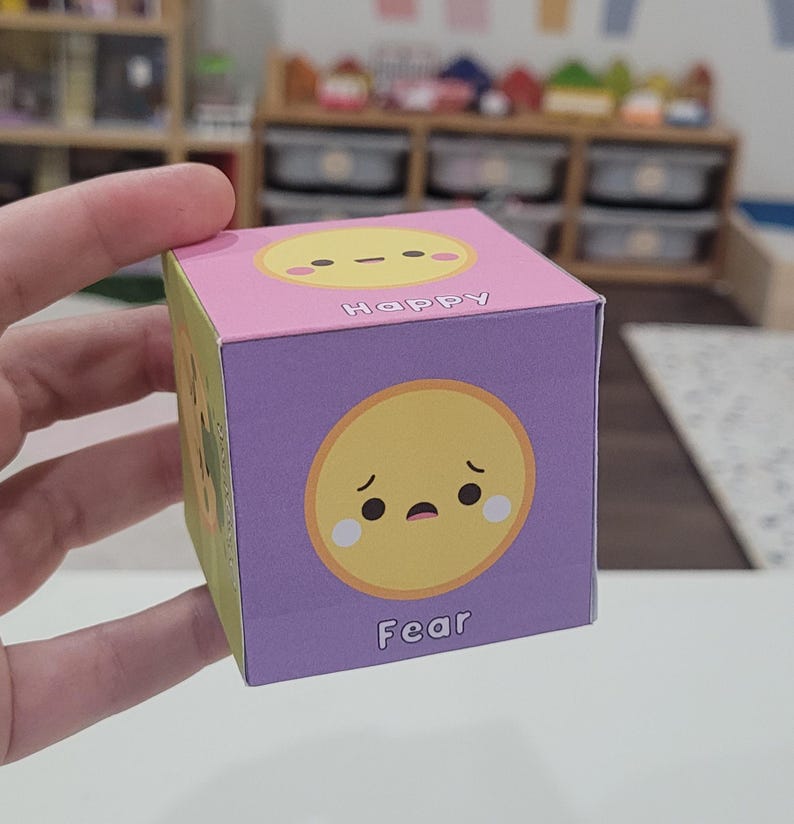Emotion Emoji Counselling Dice Game | Emotional Regulation Game ...