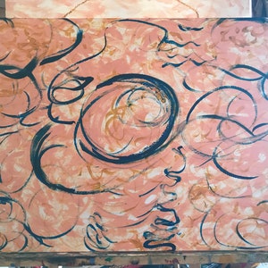 Original Acrylic Painting! Split-complementary Painting! Original ...