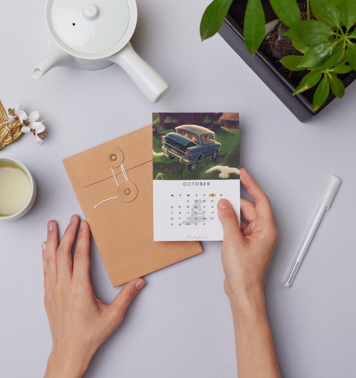 Harry Potter Printable Calendar - Etsy