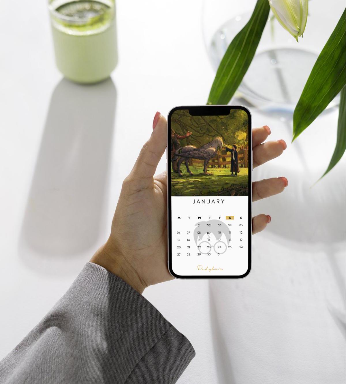 Harry Potter Printable Calendar - Etsy