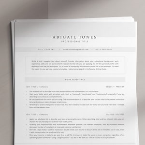 Modern ATS Resume Template to Download, CV Design for Social Media ...