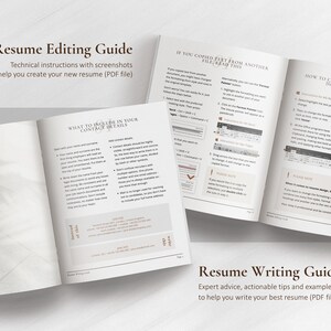 Clean Resume and Cover Letter Template, Instant Download Minimalist CV ...