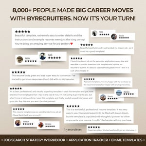 Job Search Bundle With FREE Resume Template, Job Search Strategy ...