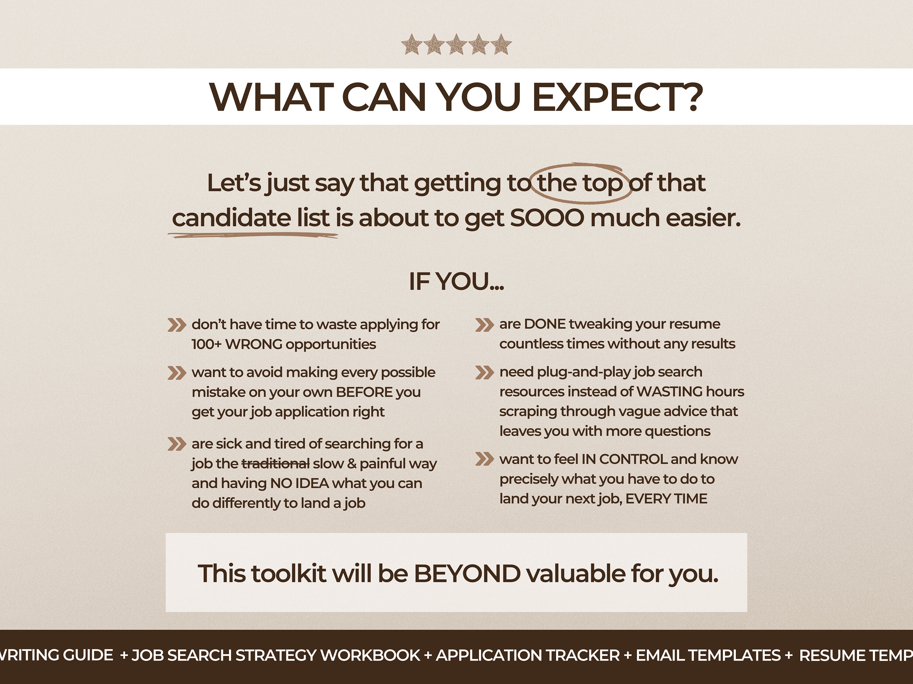 Top Candidate Toolkit + FREE ATS Resume Template, All-in-one Job Search ...