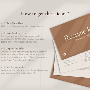 Resume Icons, Instant Download 128 Blue Icons for a Resume Including ...