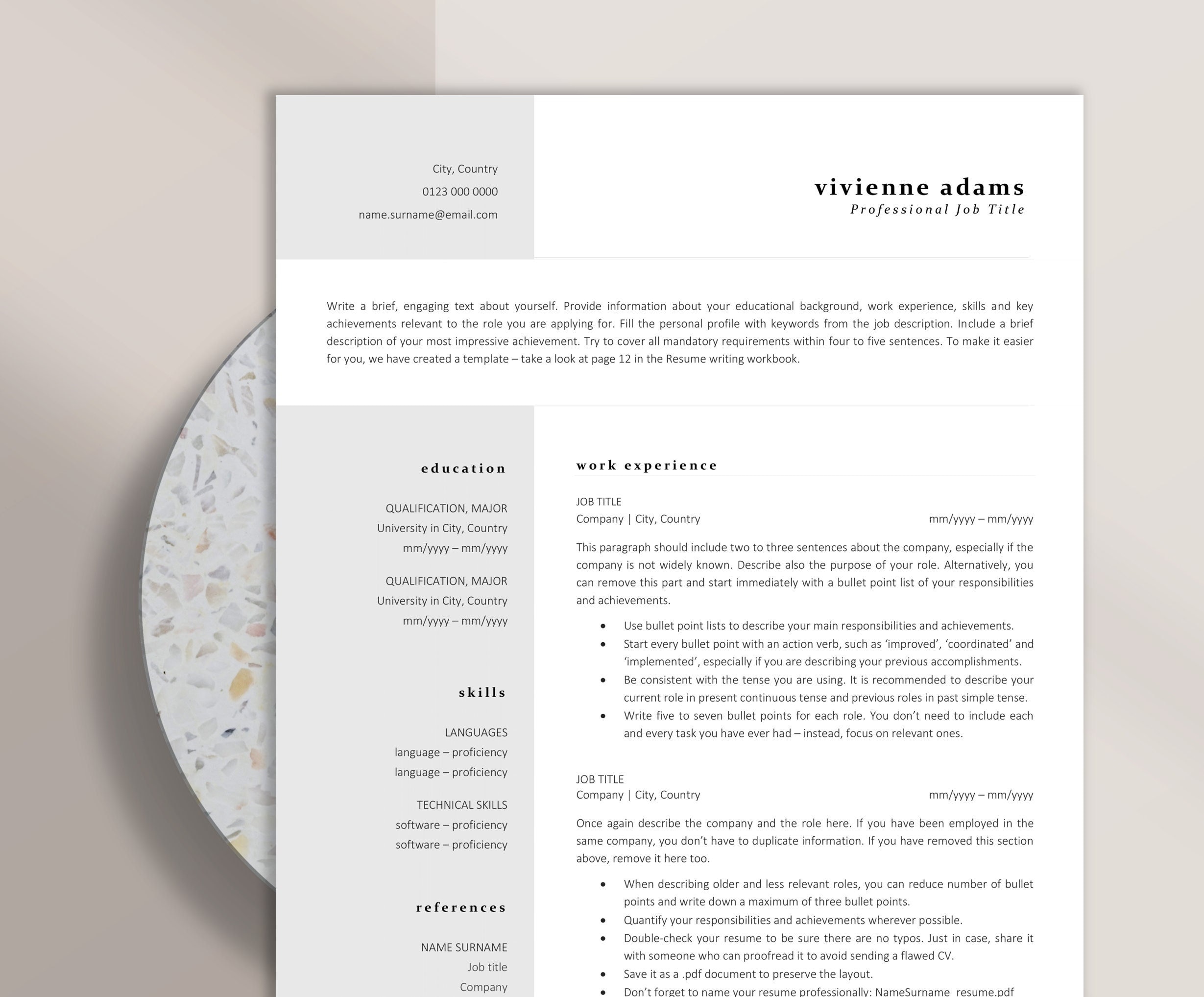 Job Resume Samples Pdf