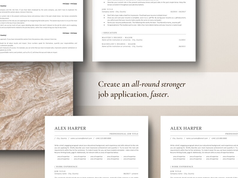 ATS Friendly Resume, Simple Resume, ATS Cv Resume Template, Minimalist ...