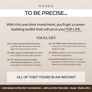 Top Candidate Toolkit + FREE ATS Resume Template, All-in-one Job Search ...