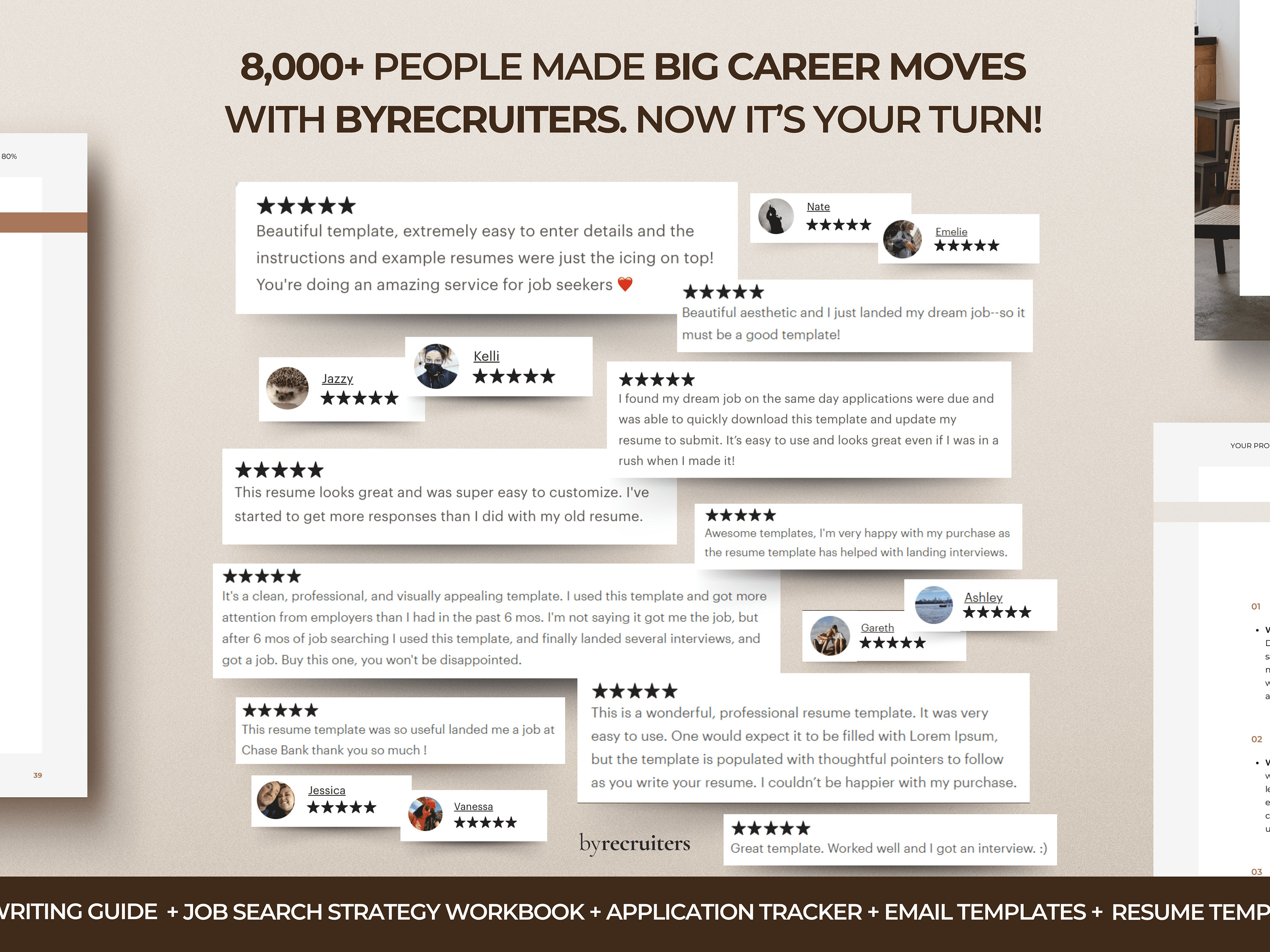 Top Candidate Toolkit: ATS Resume Template, Job Search Planner (digital ...