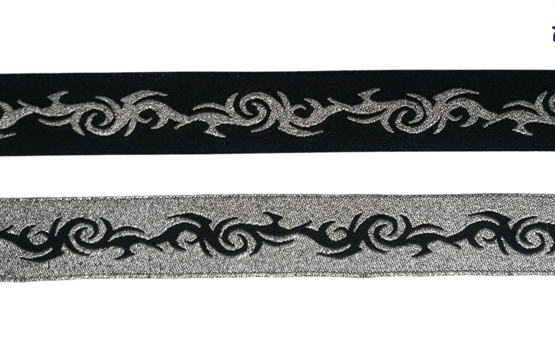 Webband Tribal, Tattoo, Black Silver Metallic, 1.9 Cm Can Be Used on ...