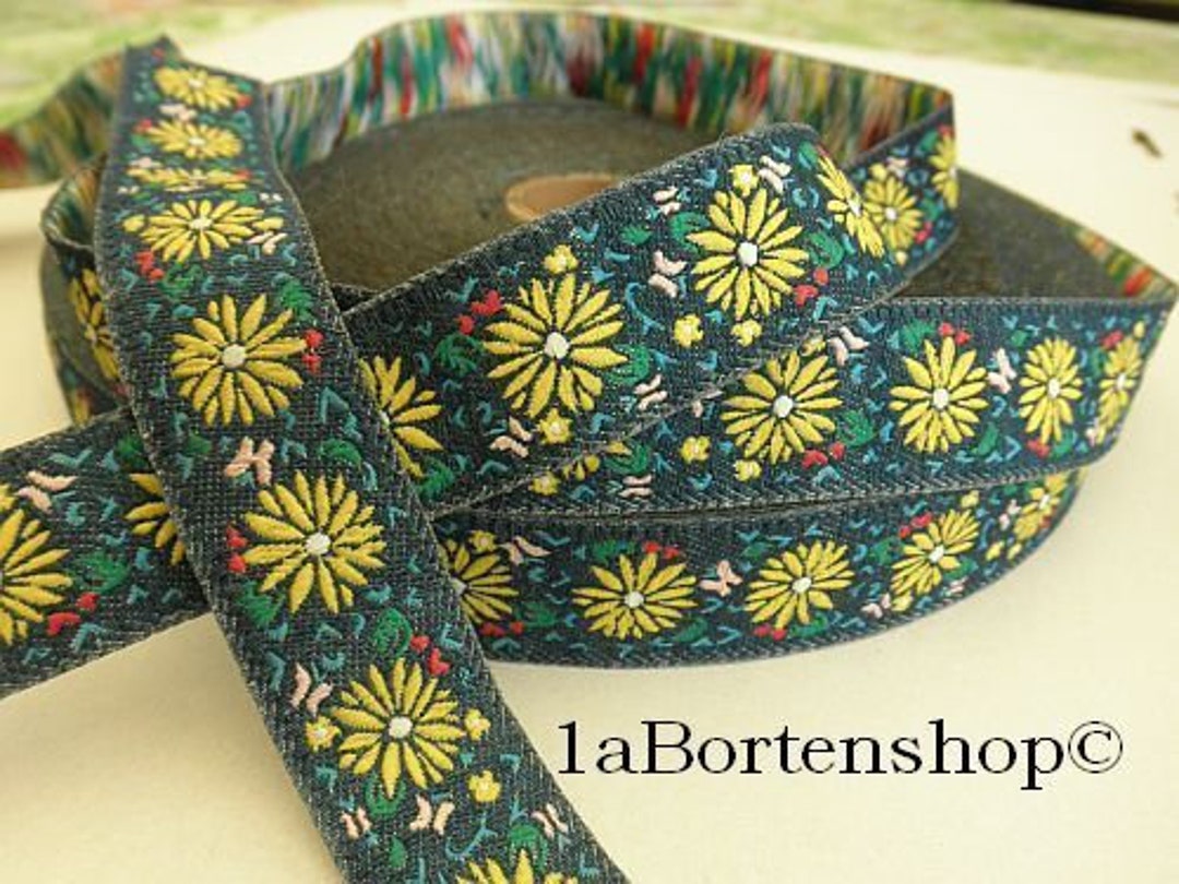 Webbing Jeansflower, Flowers on Jeans - Etsy