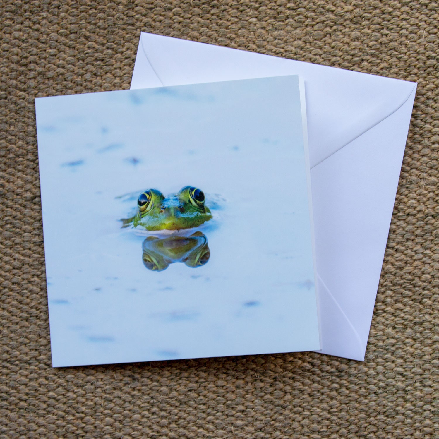 Frog Blank Greetings Card – Nature Photography Card – Wildlife Greeting ...
