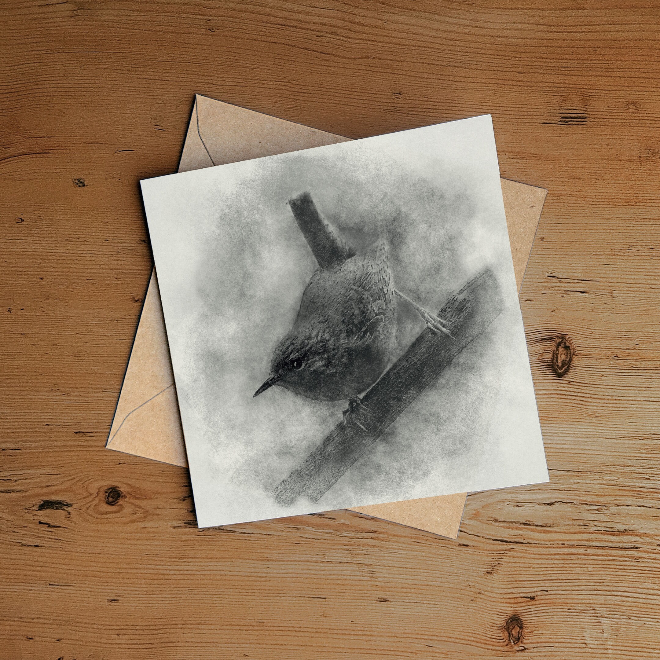 Pack of 6 Pencil Drawing Bird Greetings Cards Nature Art Greeting Cards ...