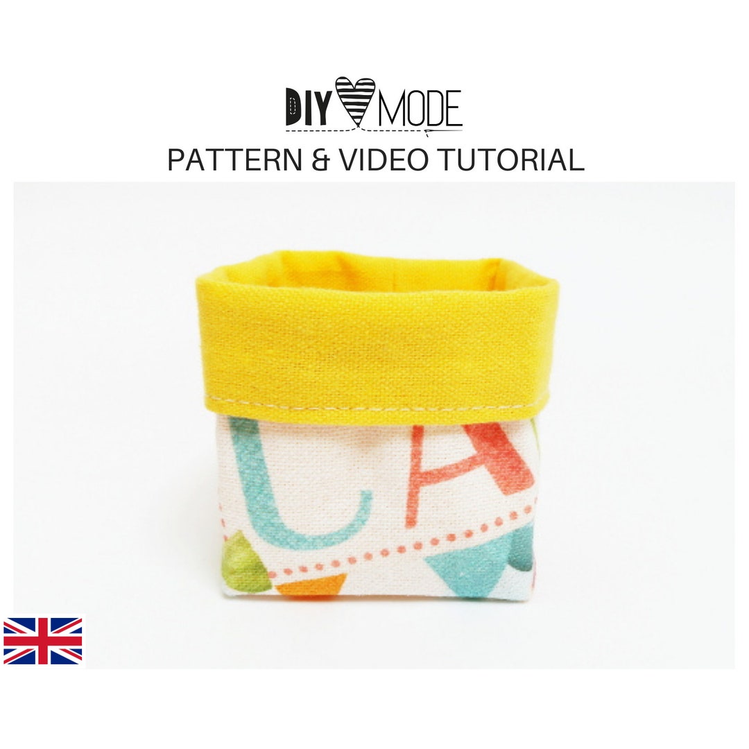 MINI ORGANIZER Sewing Pattern With Video Instructions / PDF Download ...