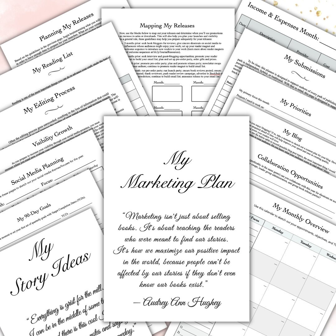 The Ultimate Authorship Planner - Printable - Etsy