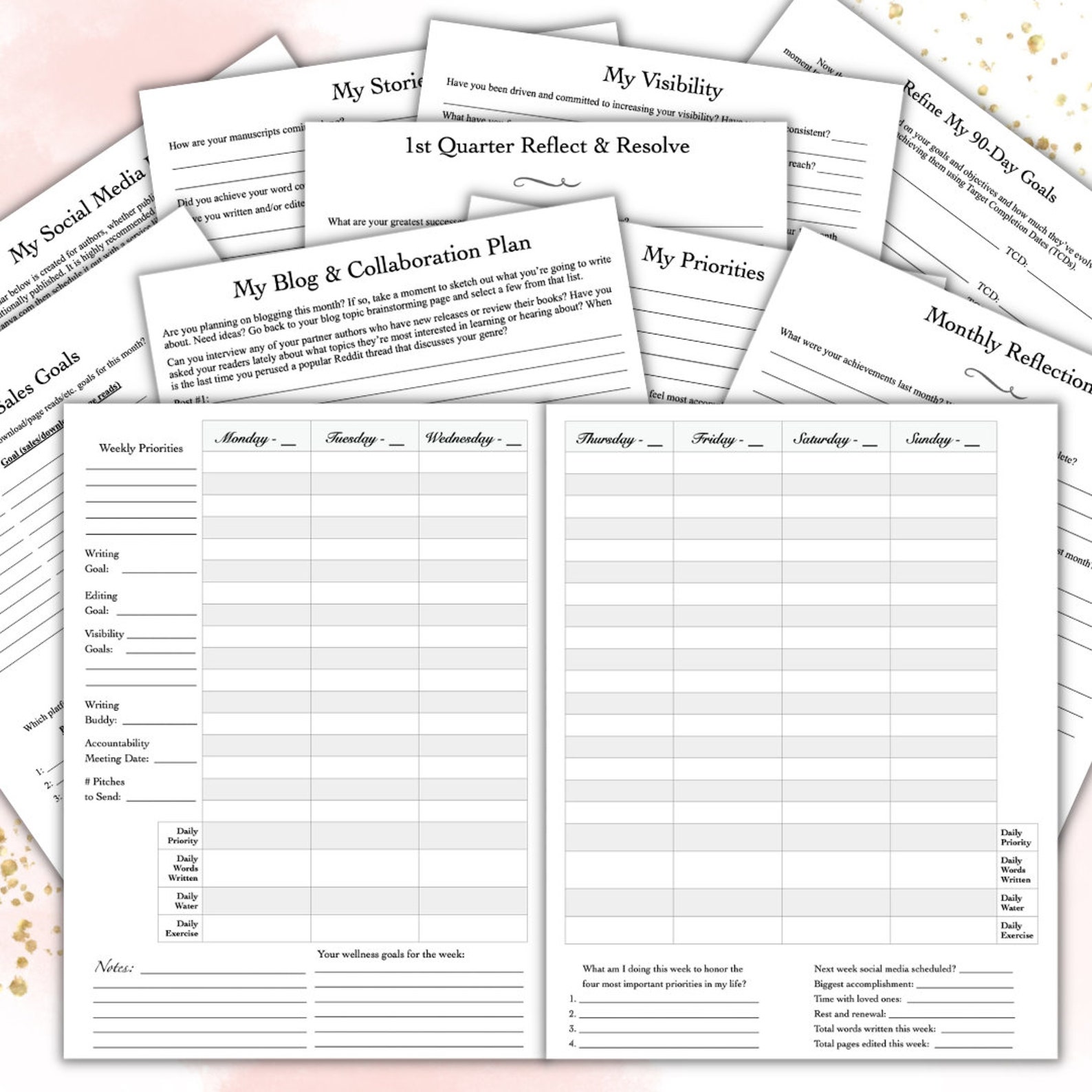The Ultimate Authorship Planner - Printable - Etsy