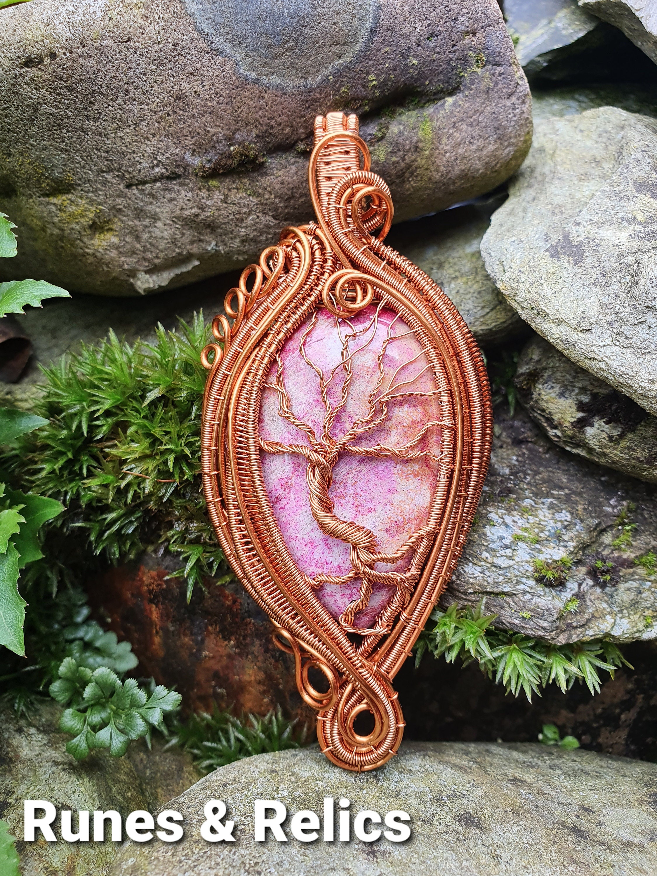 The ethel Tree of Life Fossilized Coral in Tarnish - Etsy