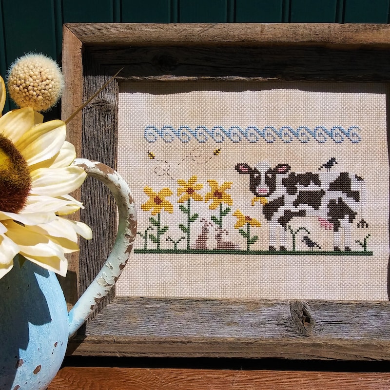 Cow Cross Stitch Pattern - Etsy