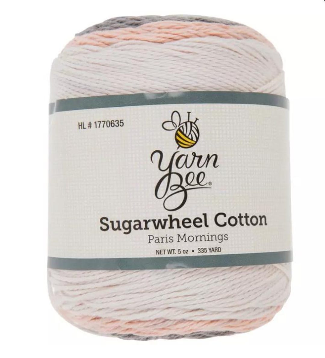 Yarn Bee Sugarwheel Cotton Yarn (paris Mornings) ~ Super Soft Machine ...