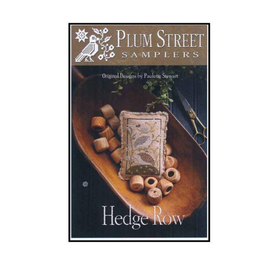 PAPER Cross Stitch Chart - Hedge Row From Plum Street Samplers - Etsy