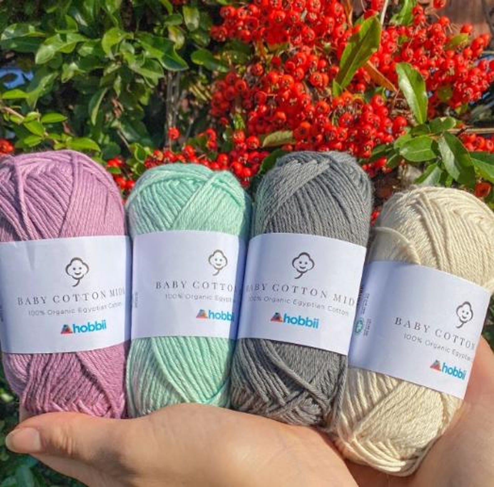 Baby Cotton Organic Midi Yarn From Hobbii ~ 100% Certified Egyptian ...