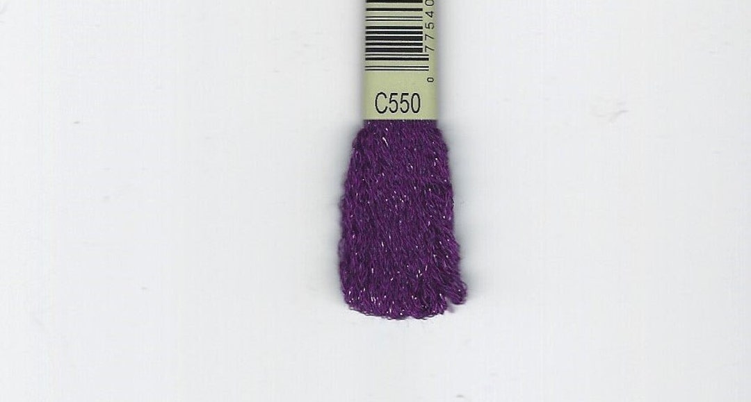 DMC Etoile C550 Very Dark Violet 6 Strand Embroidery Floss - Etsy
